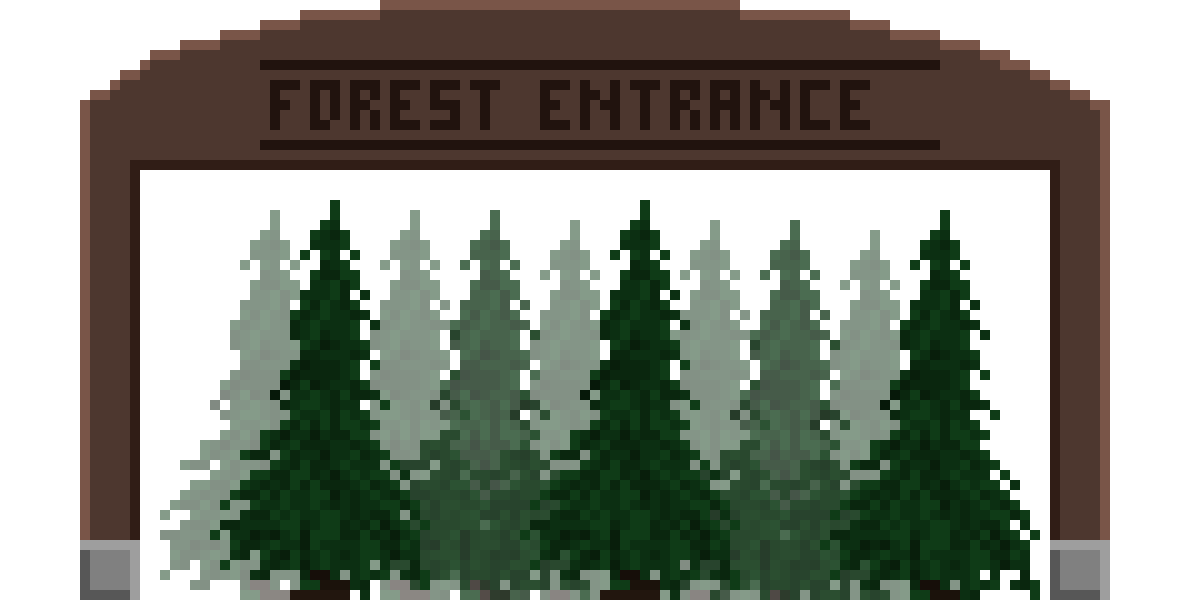 Pixilart - Forest Enter Sign by Pixel-Lord-12