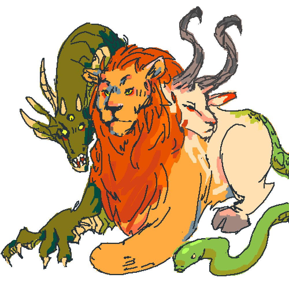 Pixilart - chimera by meepes
