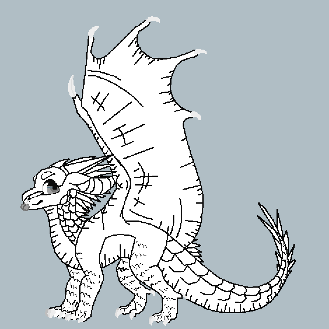 Editing Chibi Icewing Base - Free online pixel art drawing tool - Pixilart