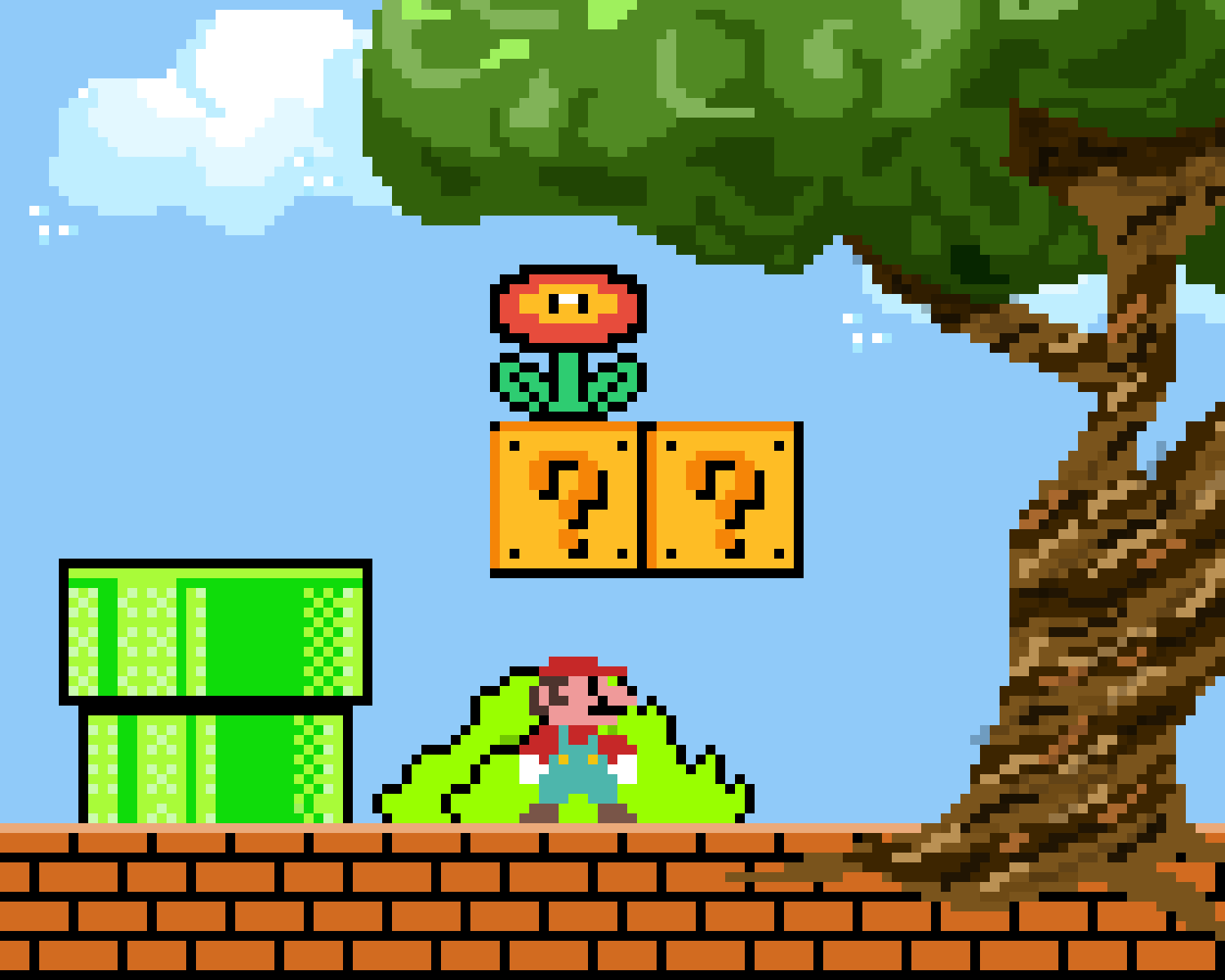 Editing Mario s Blocky jungle - Free online pixel art drawing tool ...