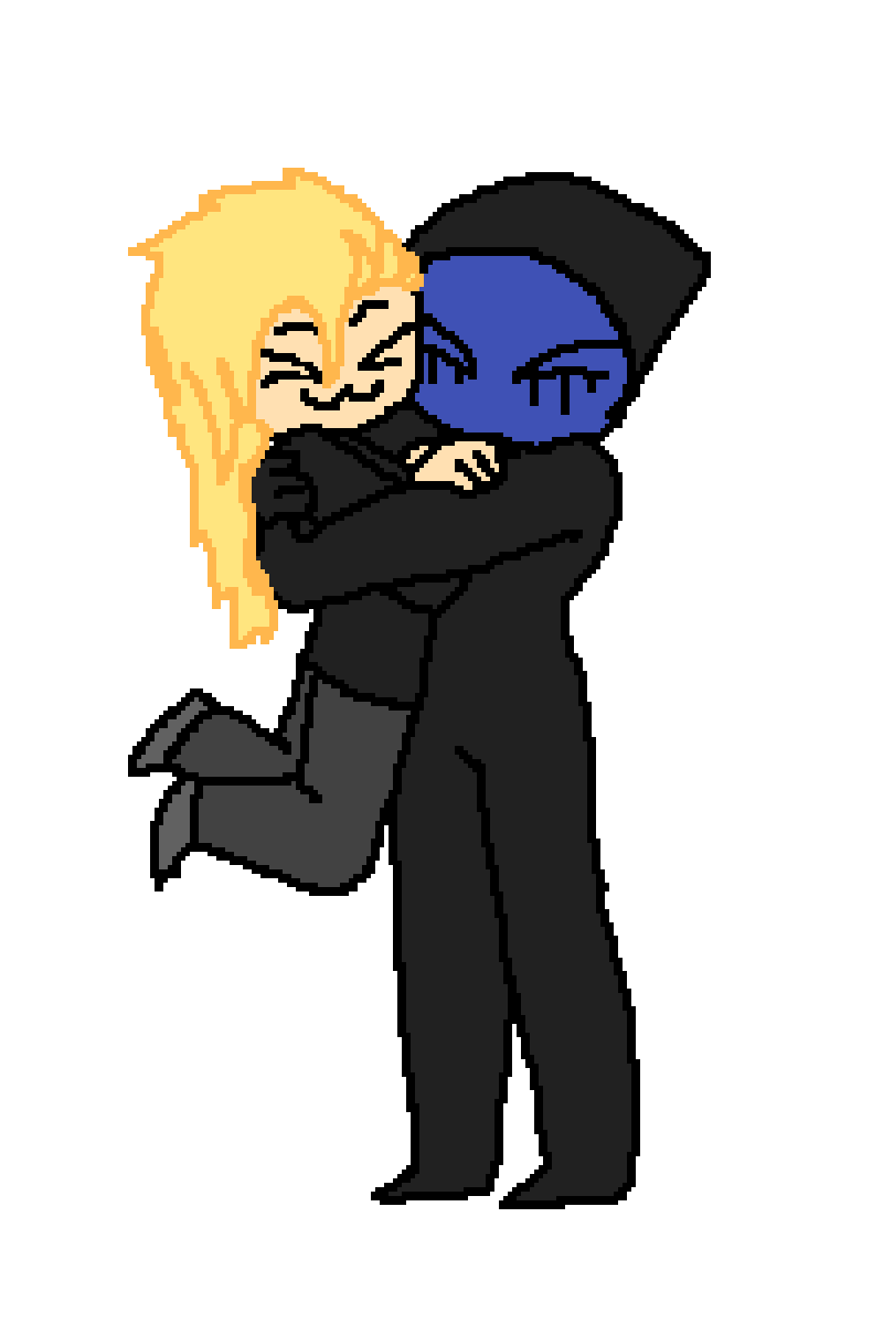 Editing Eyeless Jack Hug - Free online pixel art drawing tool - Pixilart