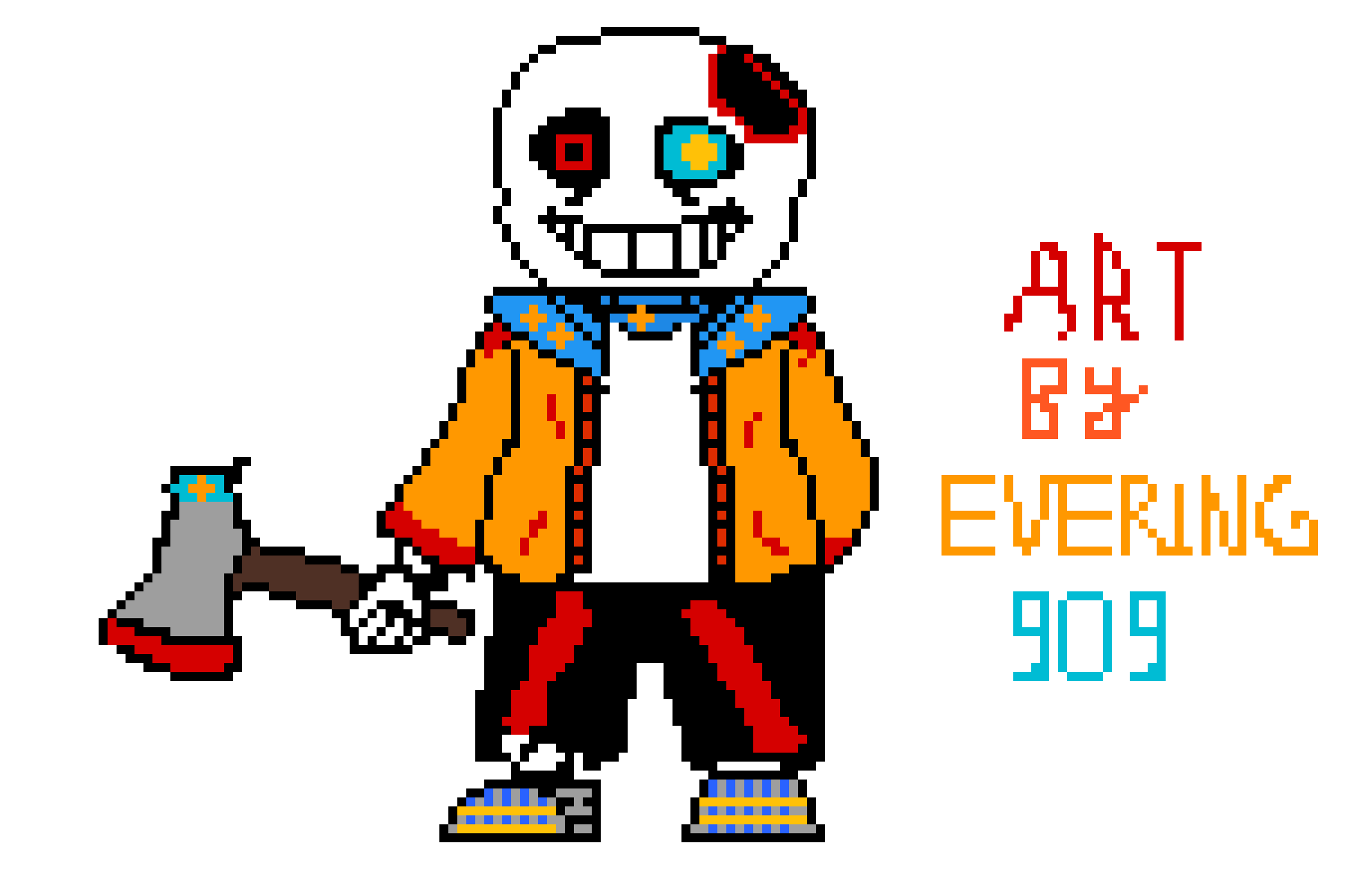 Pixilart - fever horror sans by Everything-909