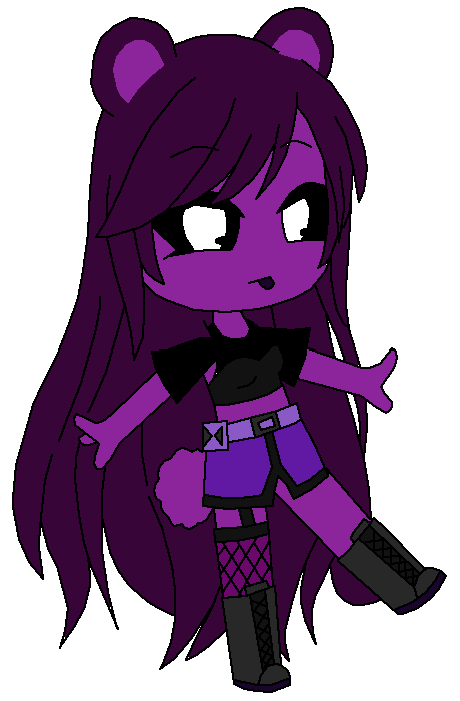 Pixilart - Shadow Freddy Female by TheLavenderSnek
