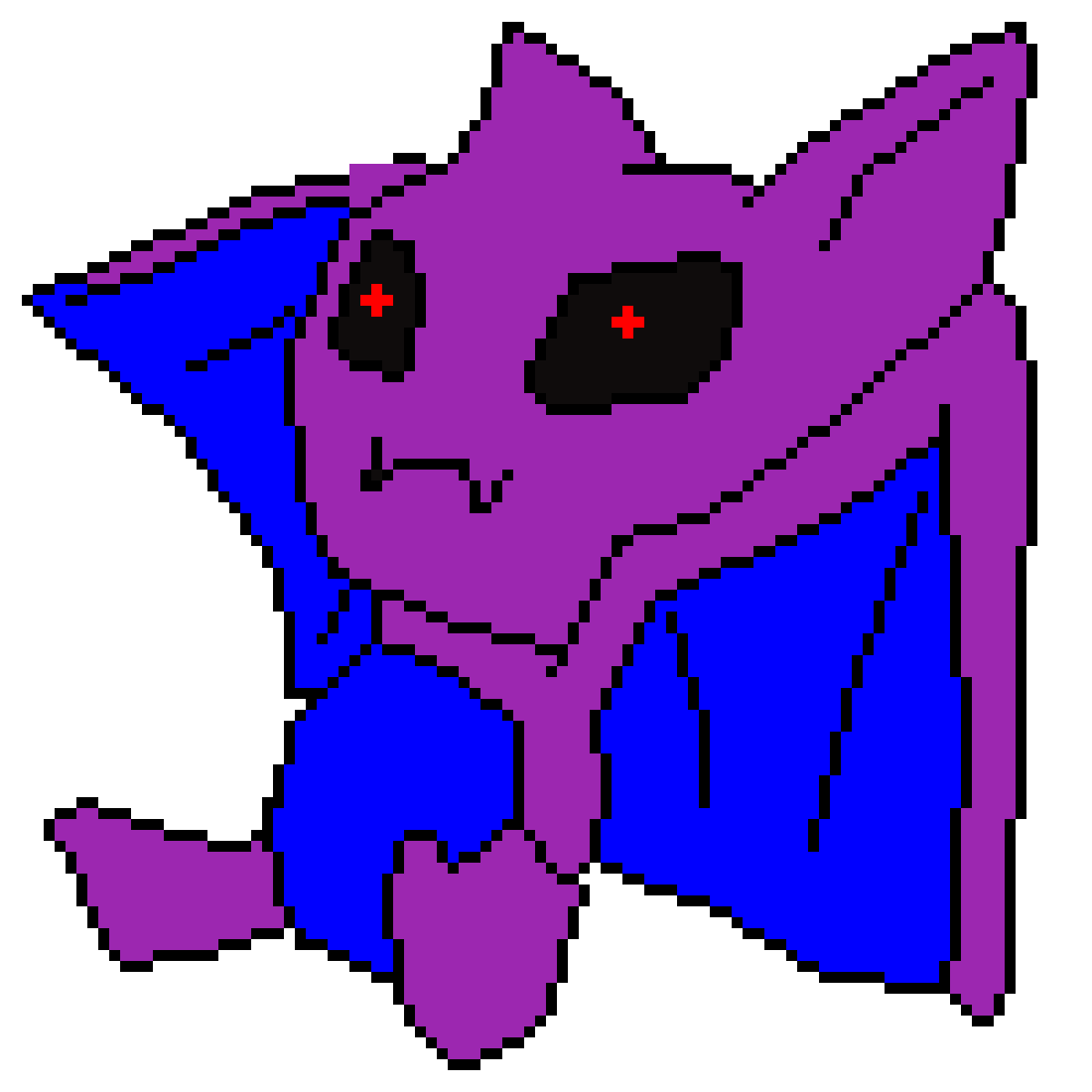 Pixilart - Bat eating by MacnCheeselol