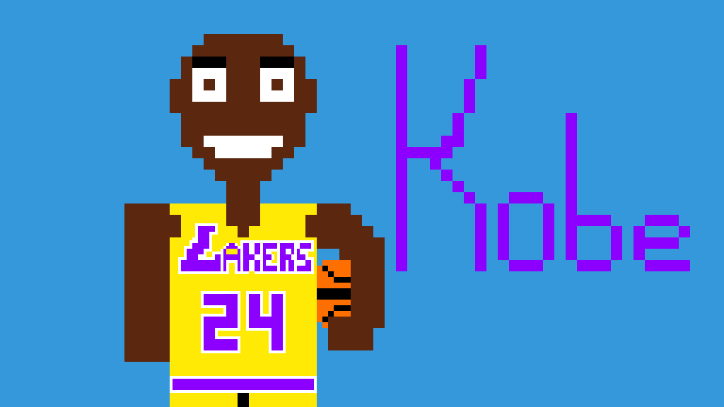 Pixilart - Kobe by patcranley13
