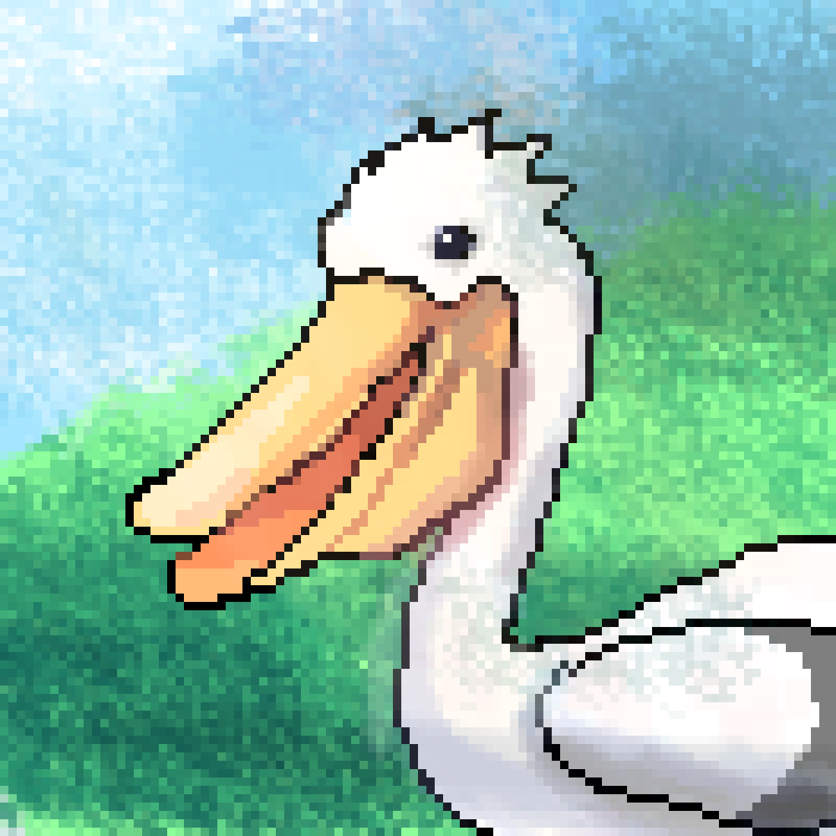 Pixilart - Try to draw a pelican by FENI1115