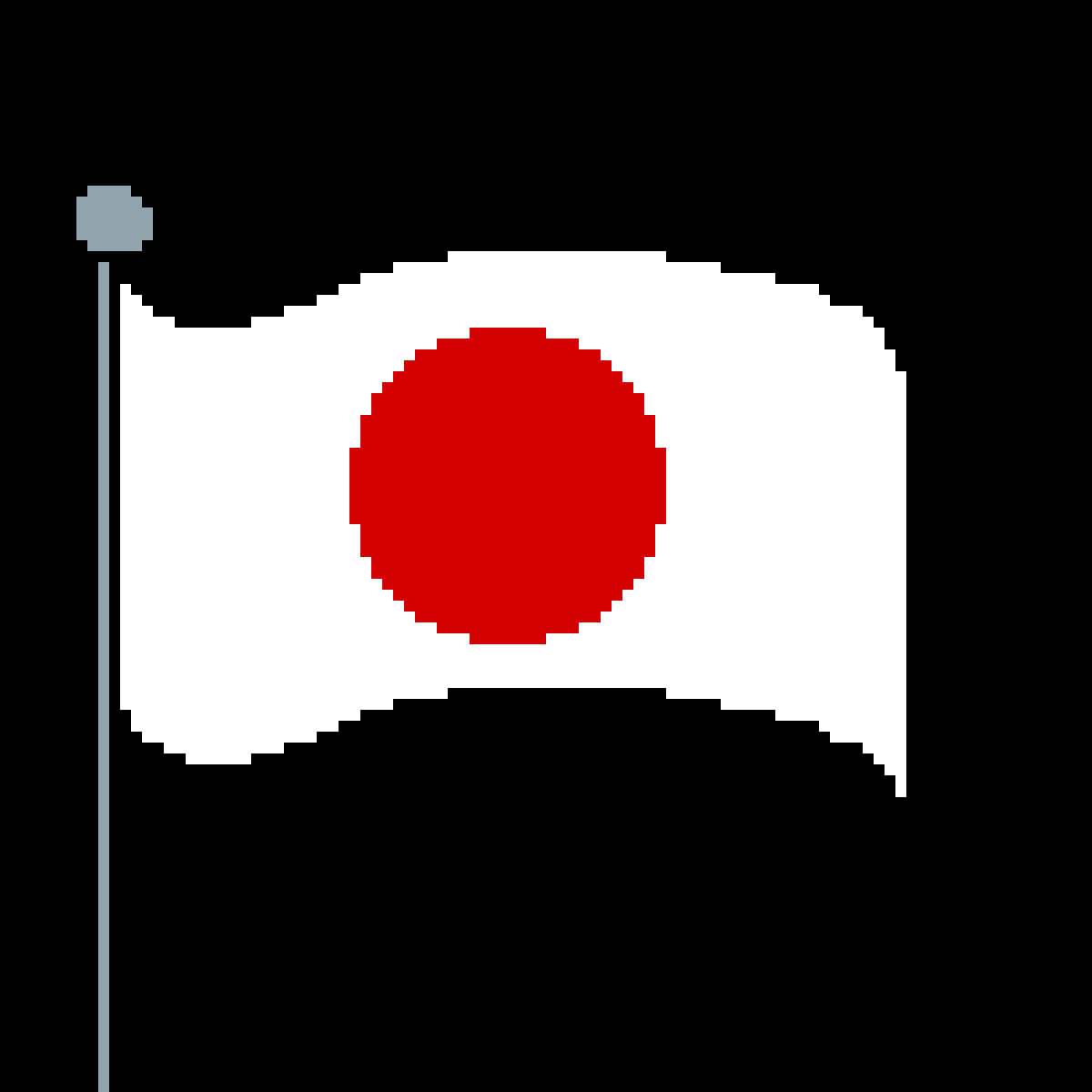 Editing #Japanese flag - Free online pixel art drawing tool - Pixilart