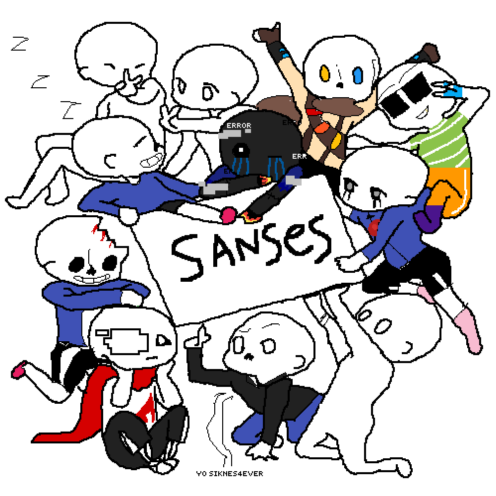 Editing sansess - Free online pixel art drawing tool - Pixilart