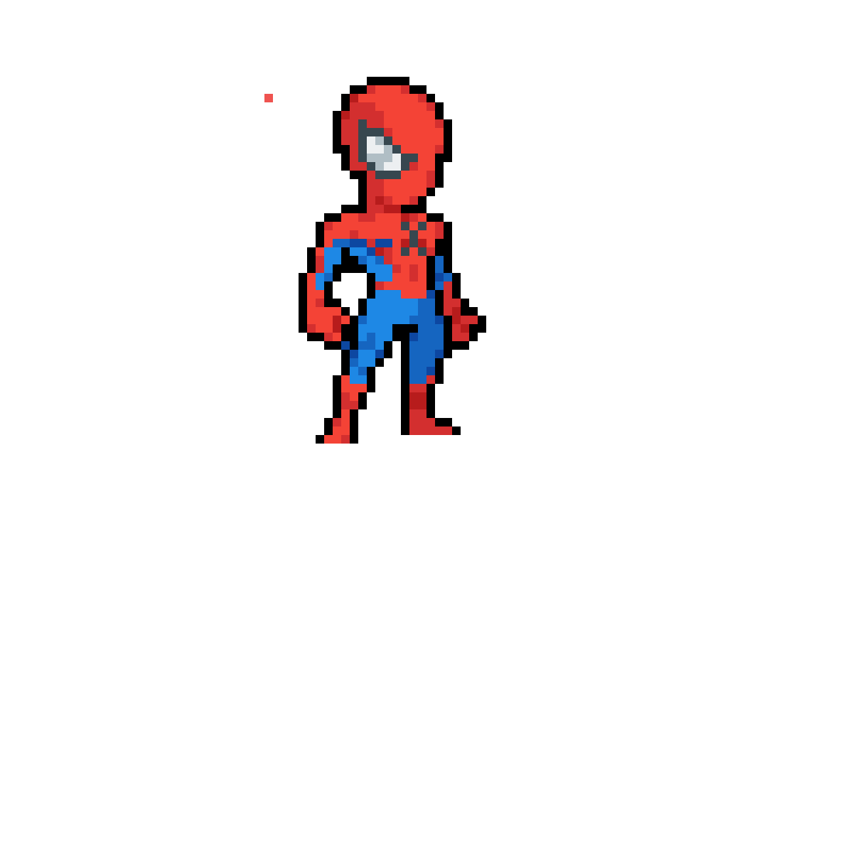 Editing SPIDER-MAN - Free online pixel art drawing tool - Pixilart