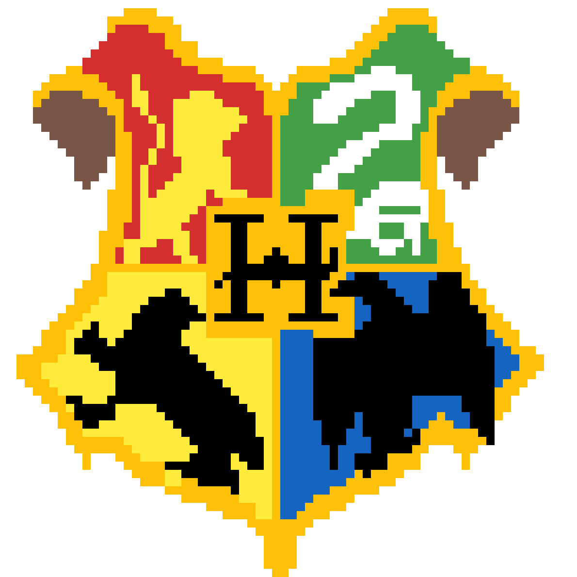Pixilart - Hogwarts Harry Potter symbol by b-i-g-k-i-d12