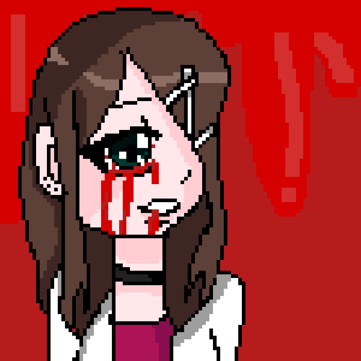 Pixilart - vomiting angel ( creepypasta oc ) by mrs-radyoaktif