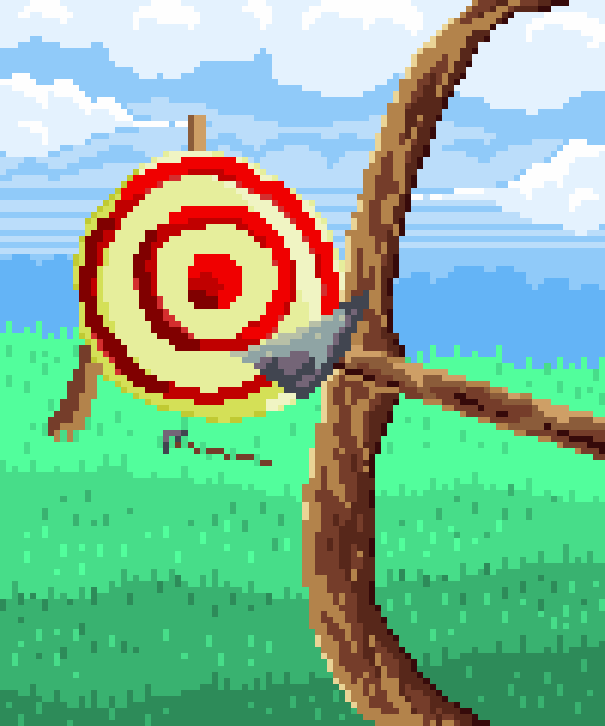 Pixilart - Aiming practice GIF by DX0HdAzYrFLH1Qt