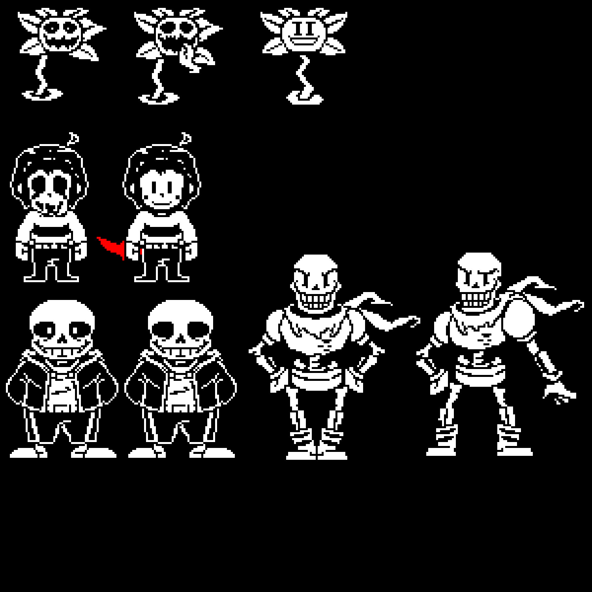 Pixilart Papyrus Done By Pixelated Gamer