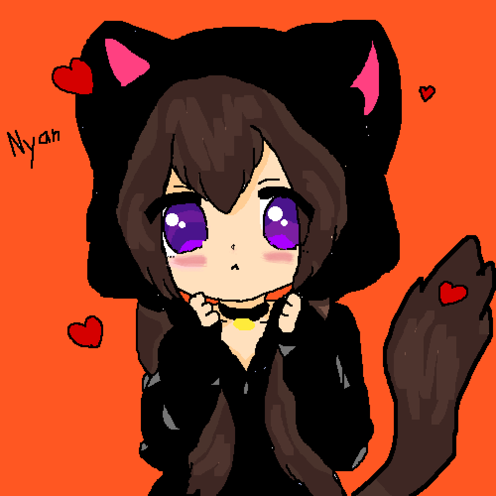 Editing cute little girl pfft - Free online pixel art drawing tool ...