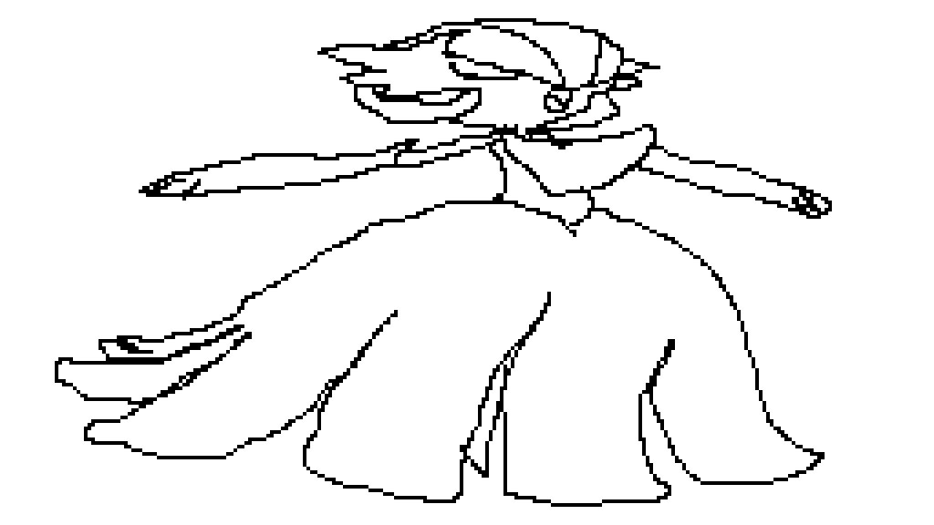 Editing mega-gardevoir base - Free online pixel art drawing tool - Pixilart