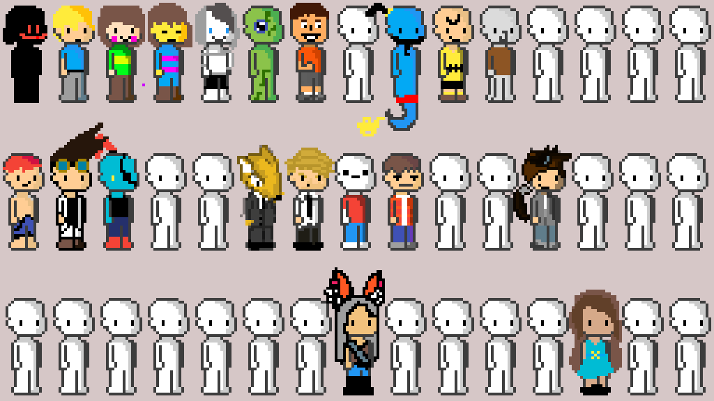 Editing Pixel People - Free online pixel art drawing tool - Pixilart