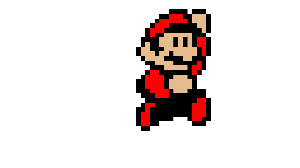 Editing Red/Black Mario - Free online pixel art drawing tool - Pixilart