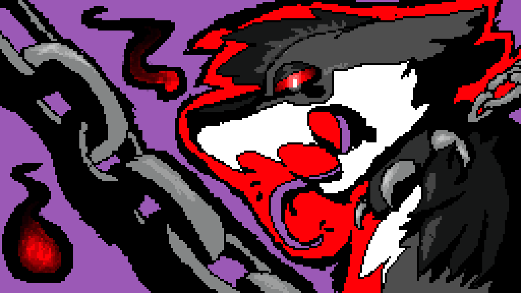 Pixilart - Chained Wolf by Leafy-Rock