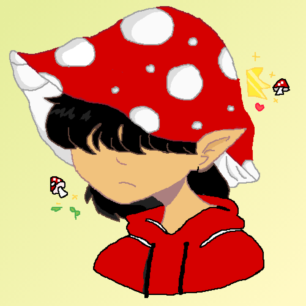 Editing Mushroom elf boy - Free online pixel art drawing tool - Pixilart