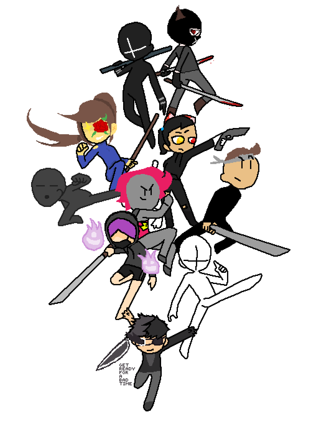 Editing Join the Gang - Free online pixel art drawing tool - Pixilart