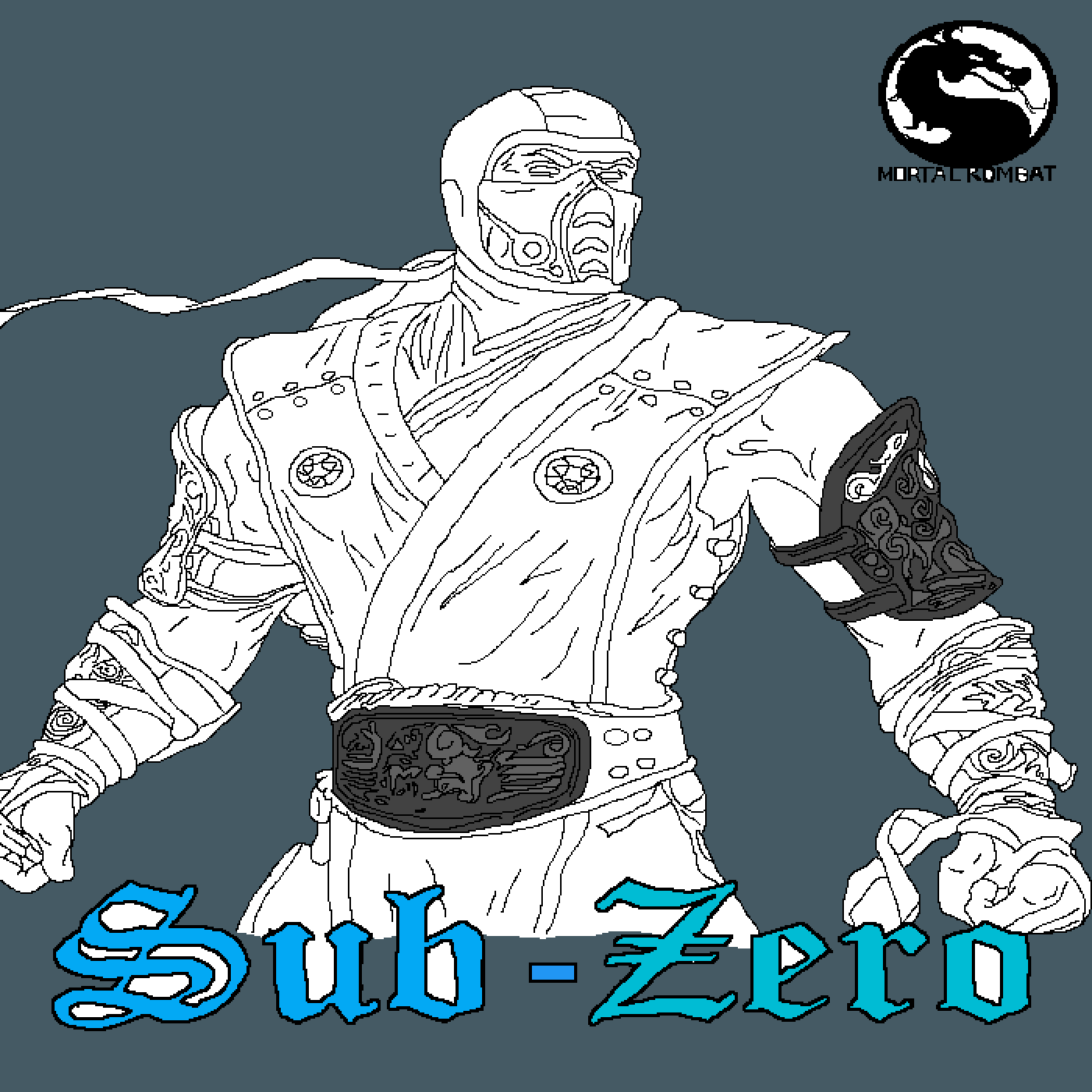 Pixilart - Sub Zero by Thiyas