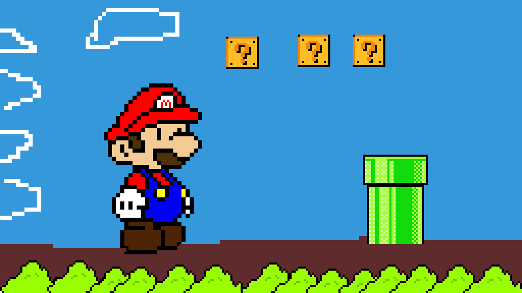 Editing it's a me mario - Free online pixel art drawing tool - Pixilart