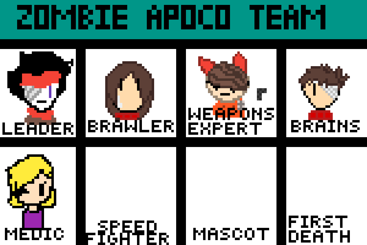 Editing Zombie apocalypse - Free online pixel art drawing tool - Pixilart