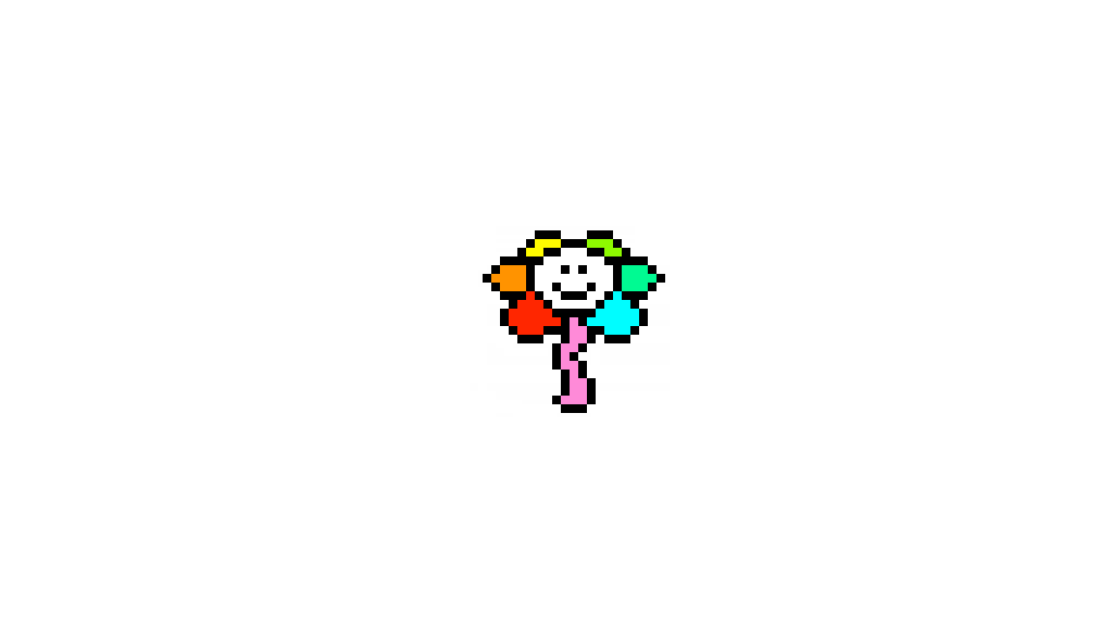 Pixilart - rainbowtale flowey by TOMARTS