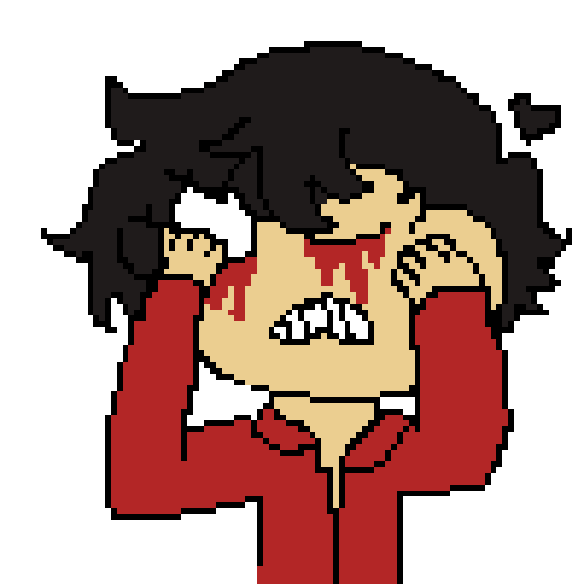 Pixilart - Corrupt Aaron by Flangan