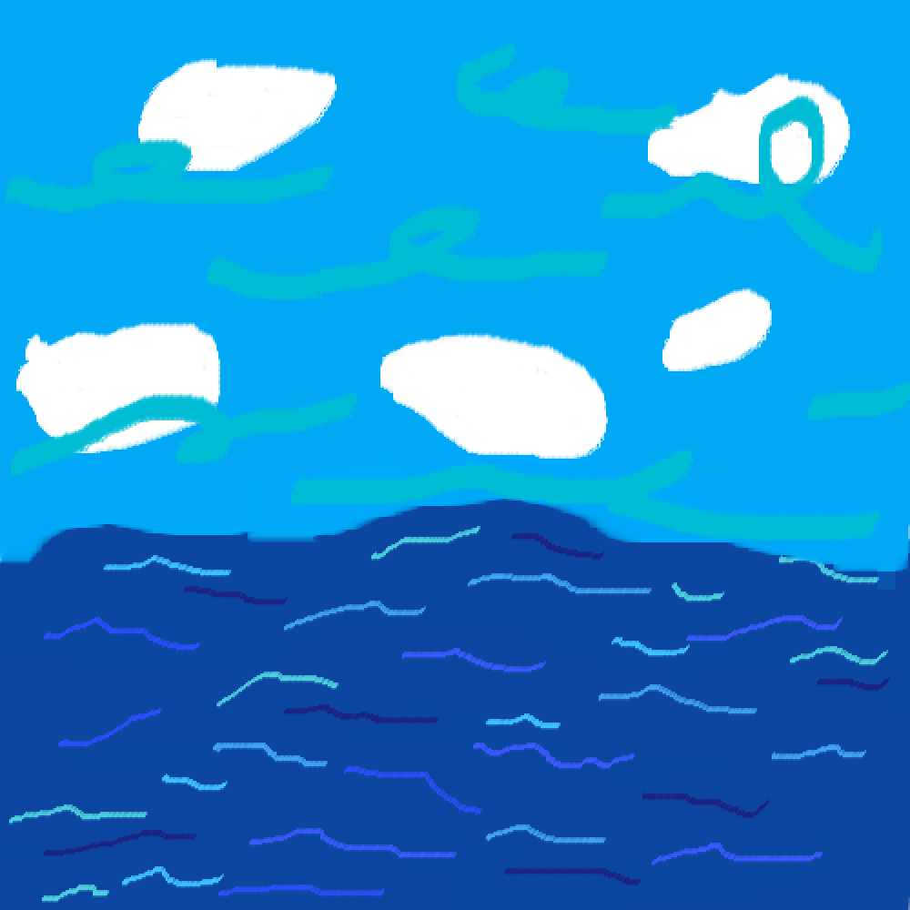 Pixilart - windy ocean by meh4478
