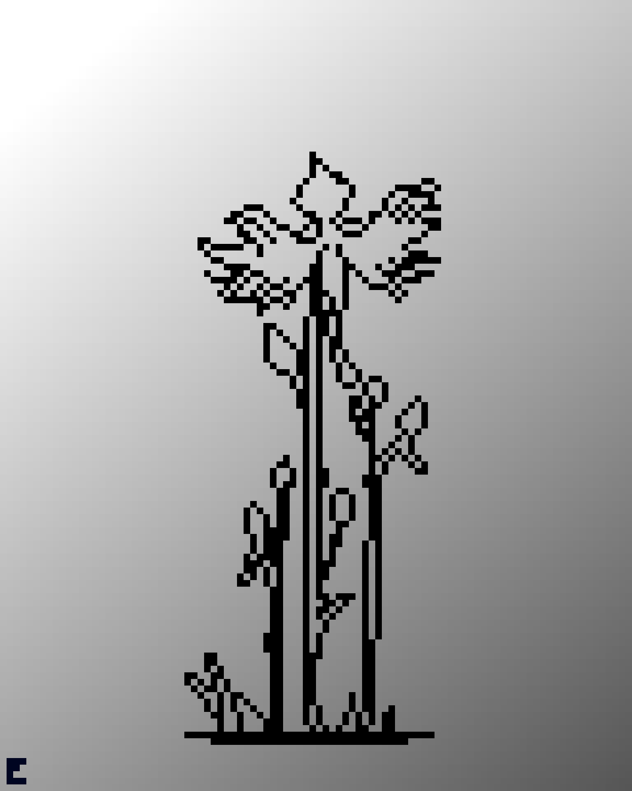 Pixilart - White egret orchid by E-eater