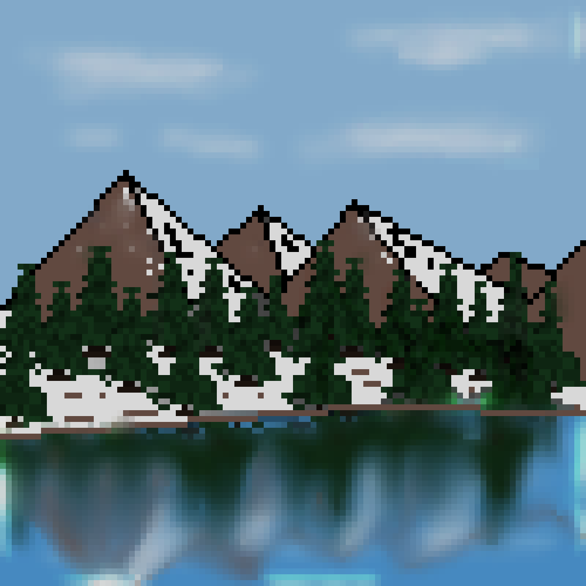 Pixilart - if Bob Ross did pixel art by IlikeSk8-123