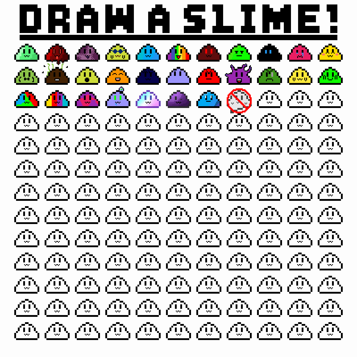 Editing Slime Collab :3 - Free online pixel art drawing tool - Pixilart
