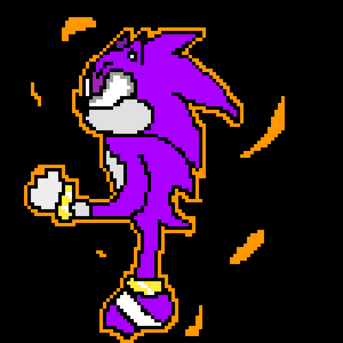 Pixilart - dark spine sonic by Glitched-artist