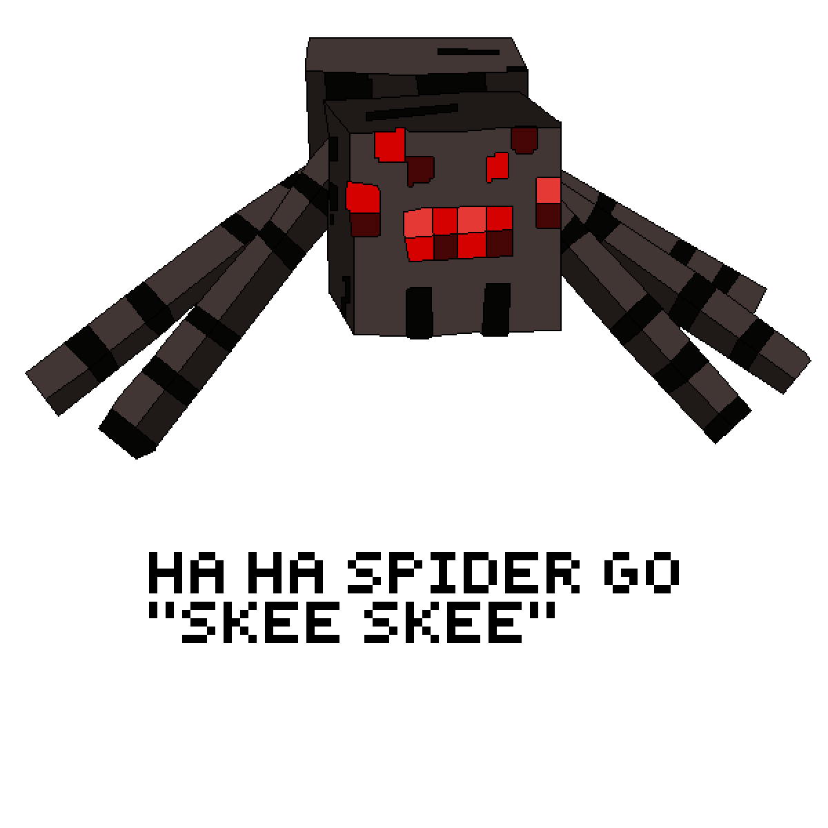 Pixilart - Spider go "Skee Skee" by Jaden-Caudill