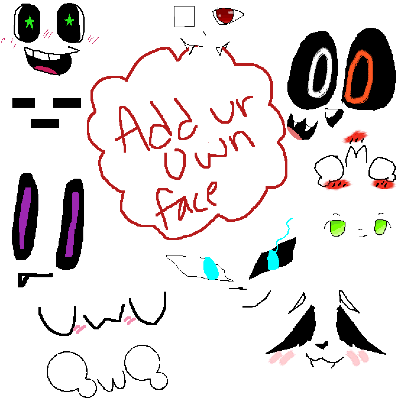 Editing Add your face - Free online pixel art drawing tool - Pixilart