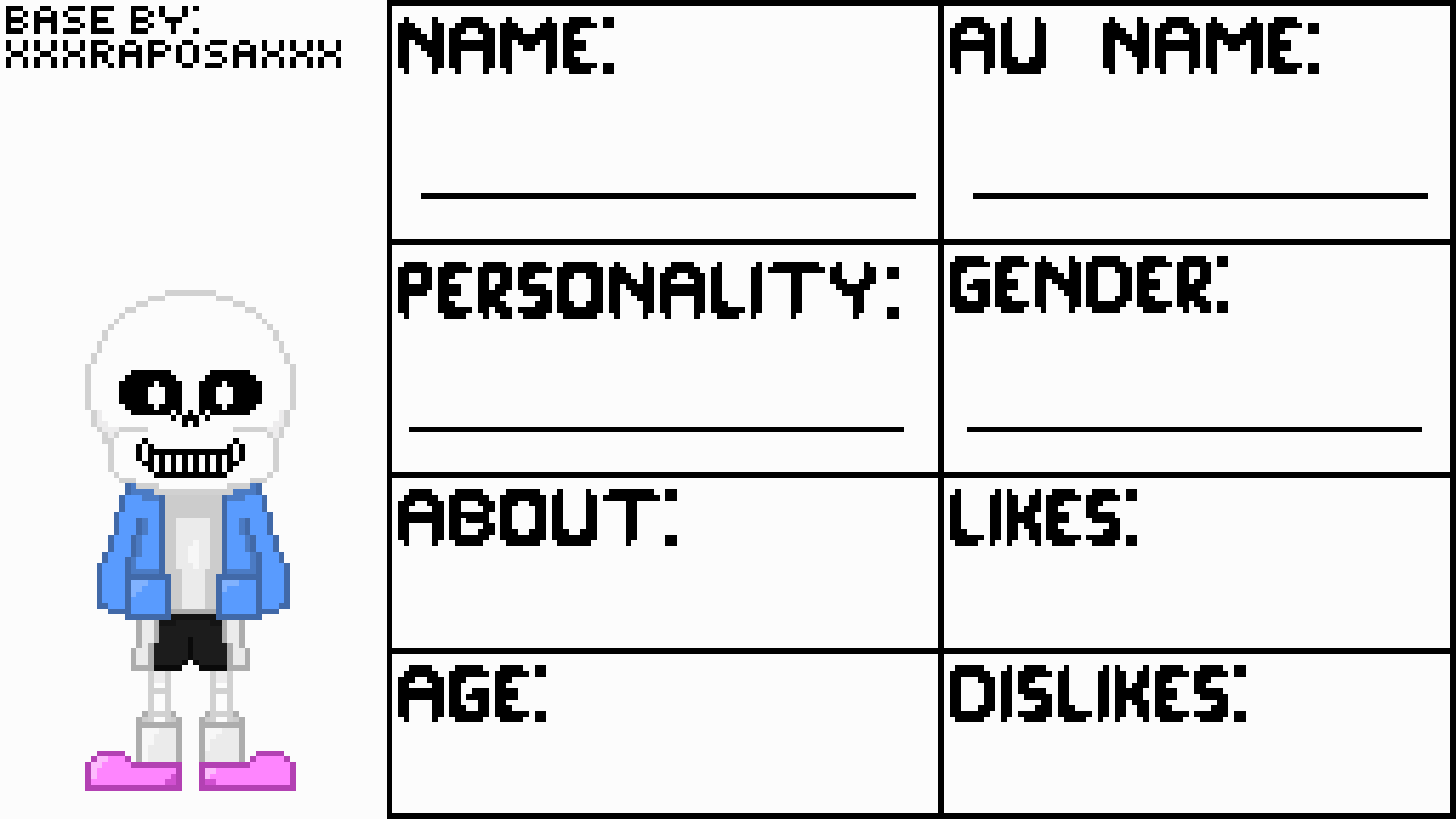 Pixilart - Undertale Bases by xXxRaposaxXx