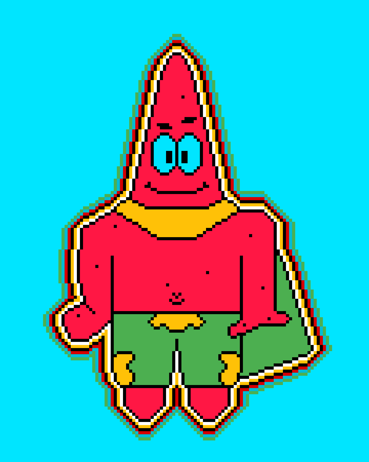 Pixilart - PATRICK STAR by LOUIS-VUITTON