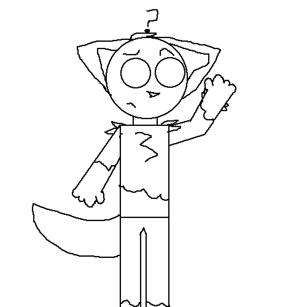 Pixilart - a transfur base by BlueFox27