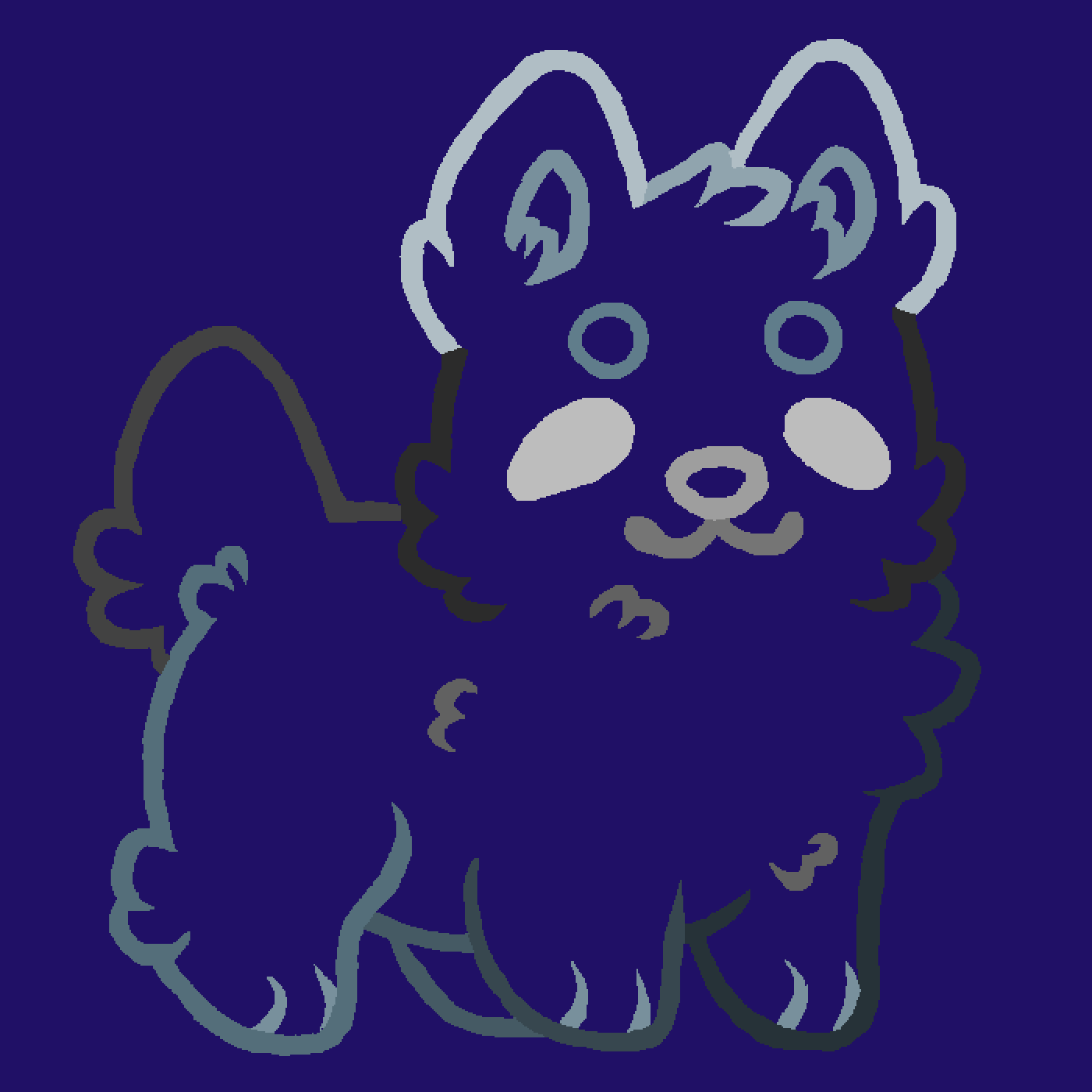 Pixilart - dog base by illusionmask