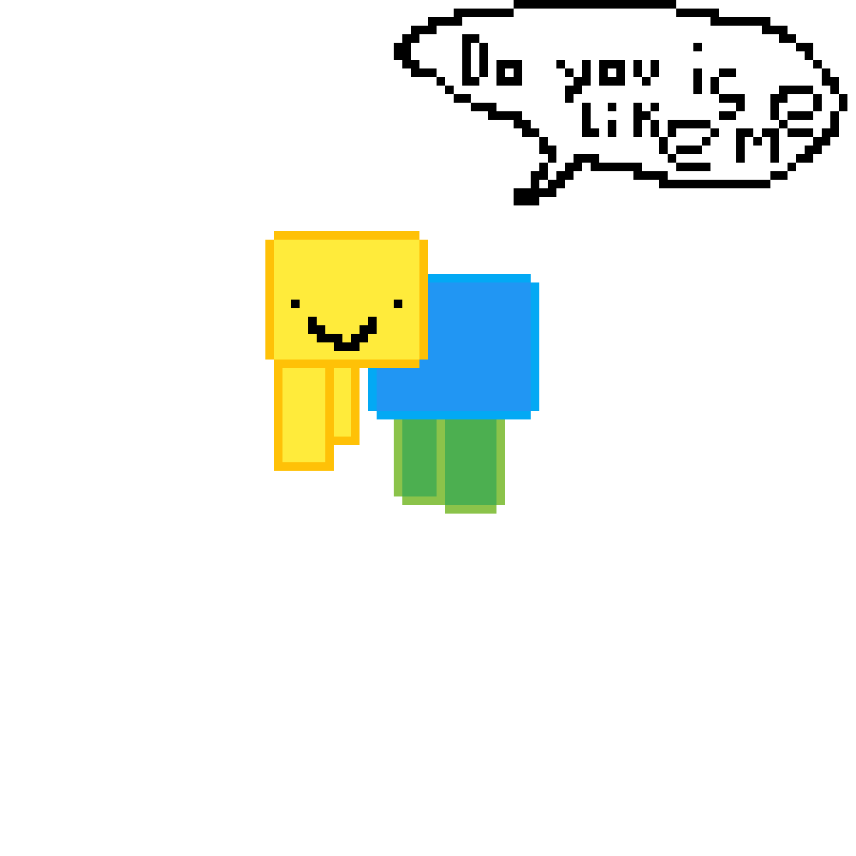 Editing Roblox memes - Free online pixel art drawing tool - Pixilart
