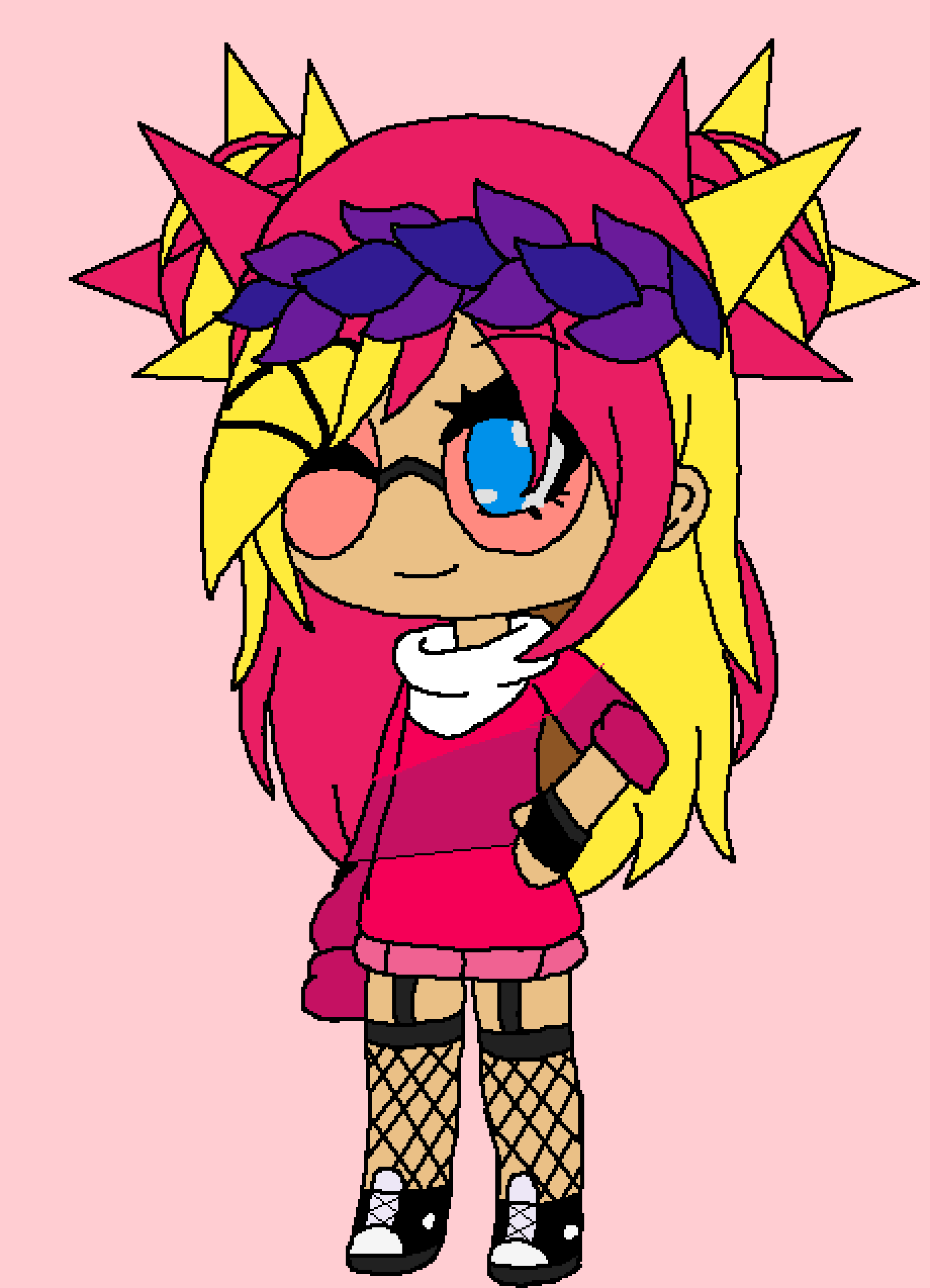 Editing human toy Chica - Free online pixel art drawing tool - Pixilart