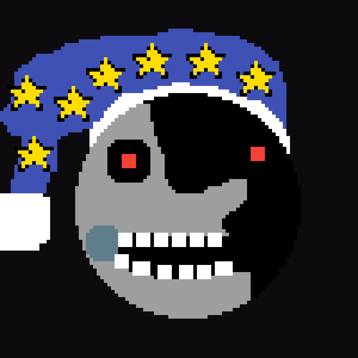 Pixilart - moon man by Yuri-MartinARTS