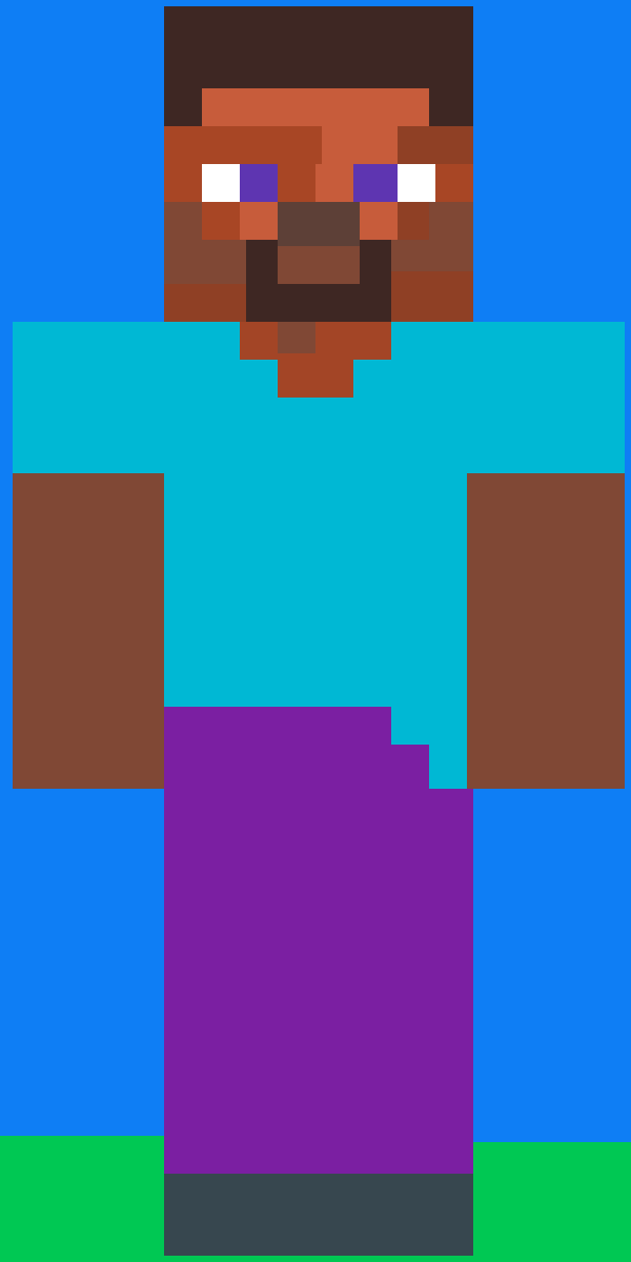 Pixilart - STEVE by Minecraft-block