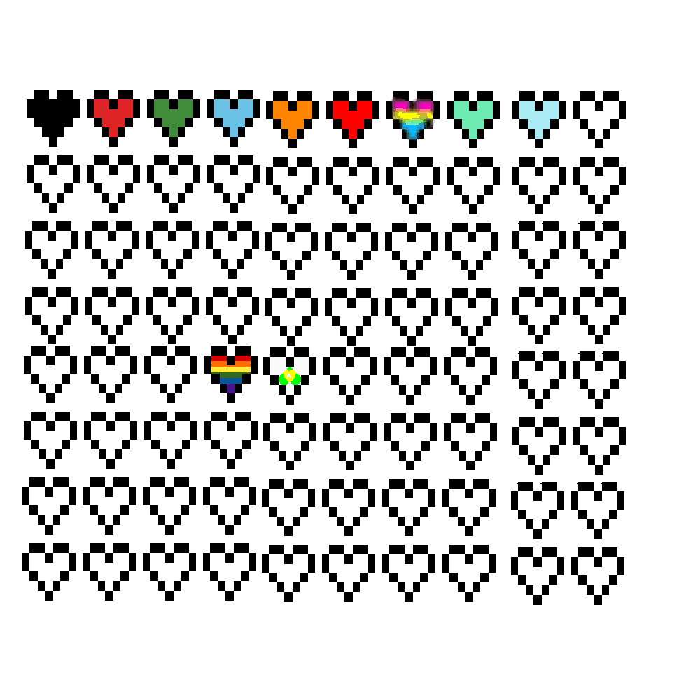 Pixilart - Fill in a heart by hanzoma