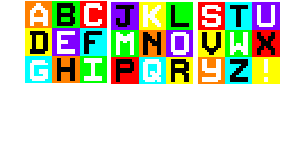 Pixilart - alphabet by NikkiRat