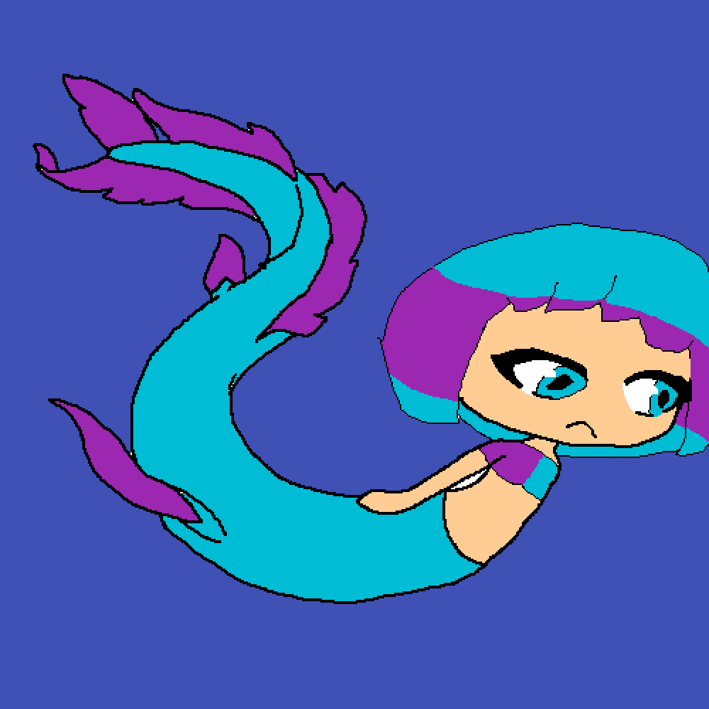 Pixilart - Mermaid by Liz-kid-4