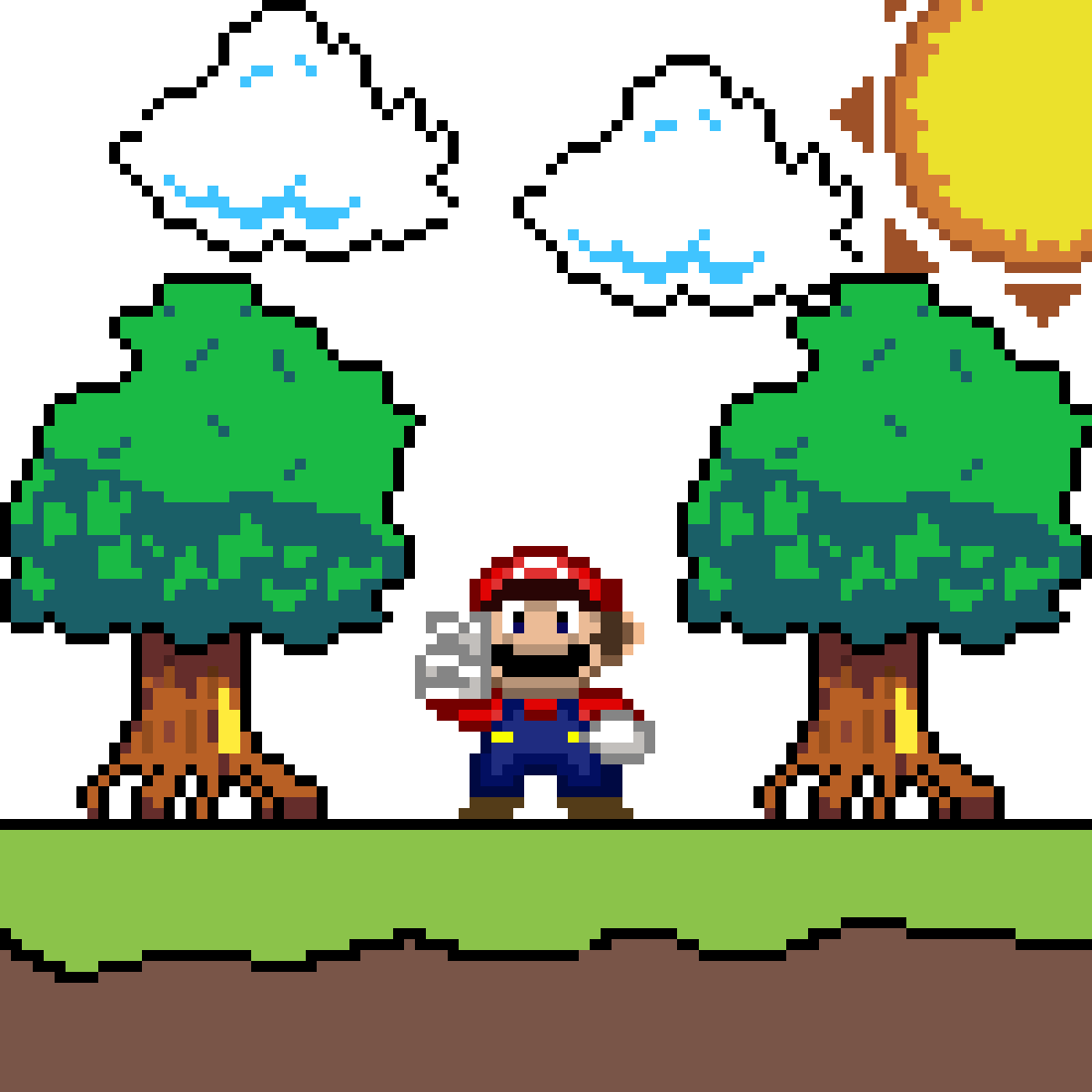 Pixilart - mario by Anonymous