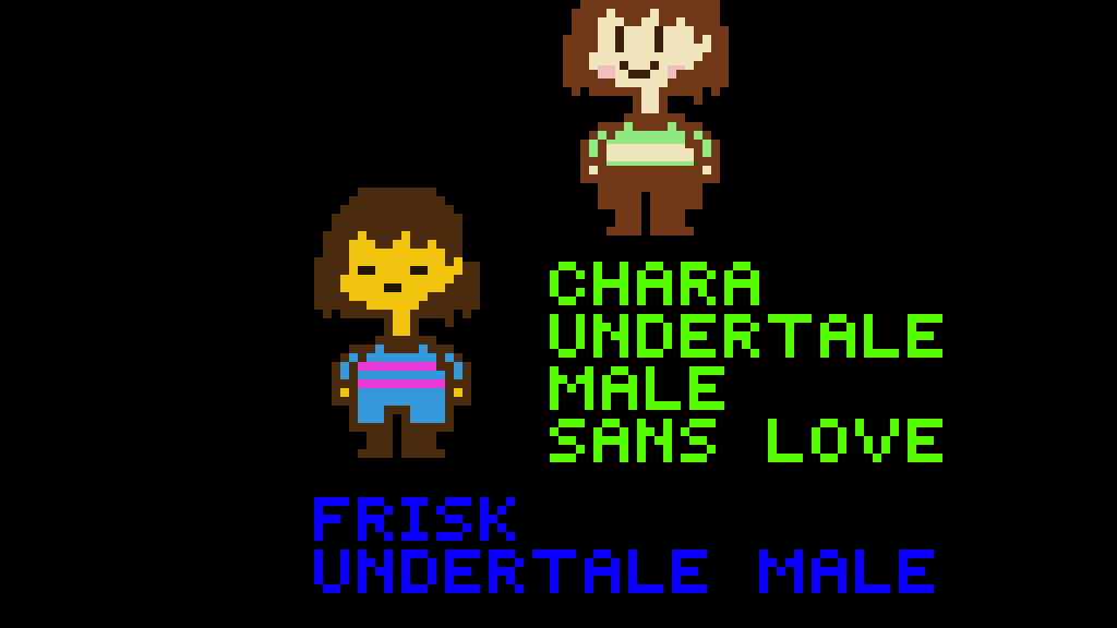 Pixilart - Chara And Frisk Are Brothers by Herobrine