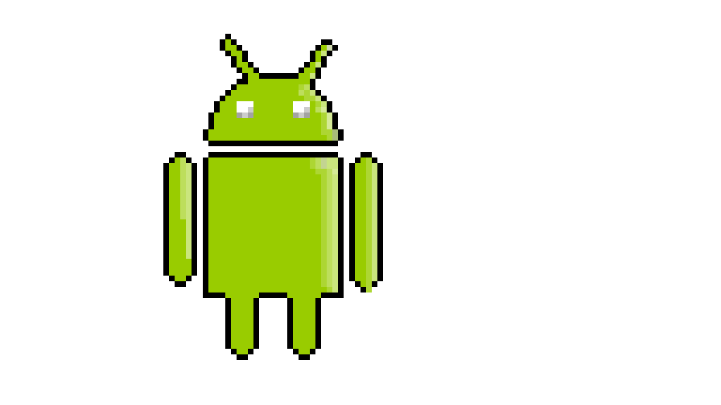 Pixilart - android icon by franczi